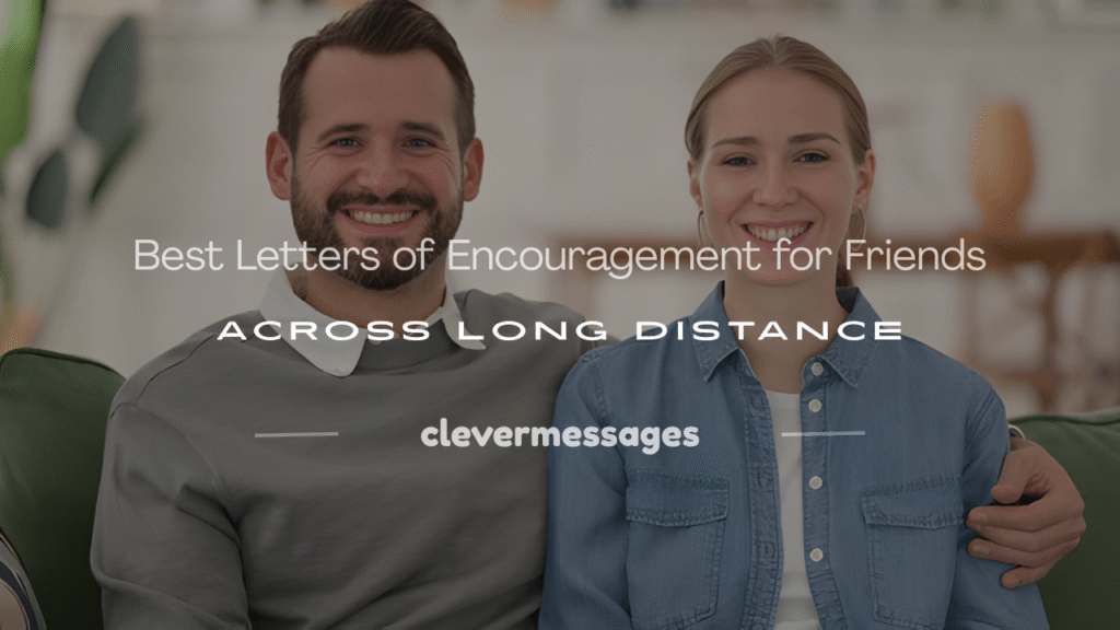 250+ Best Letters of Encouragement for Friends Across Long Distance