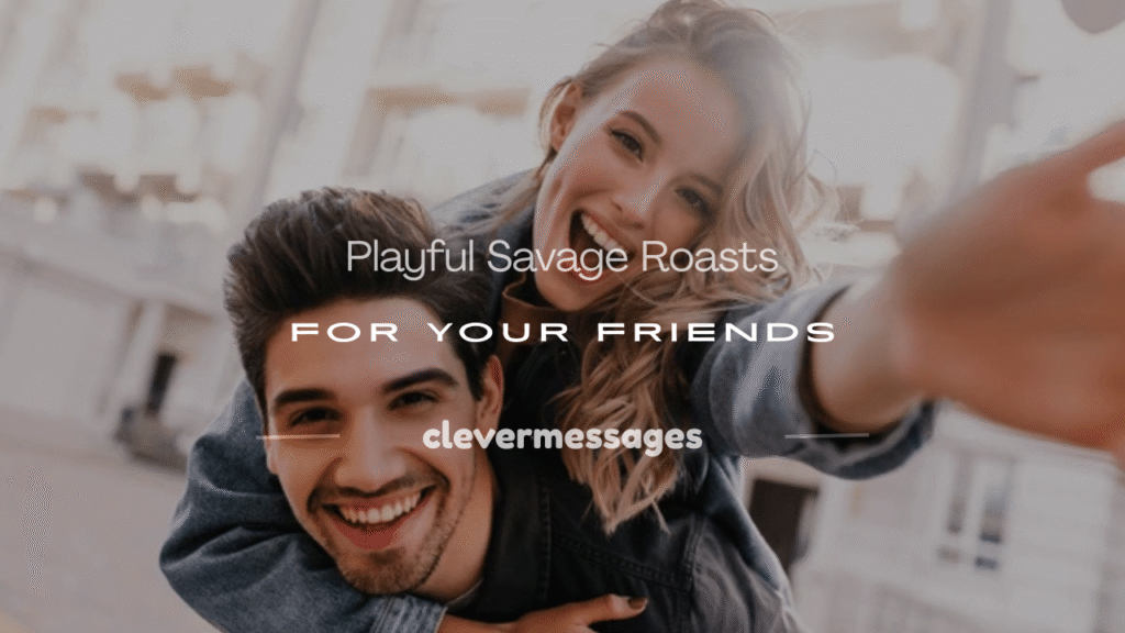 250+ Playful Savage Roasts for Your Friends