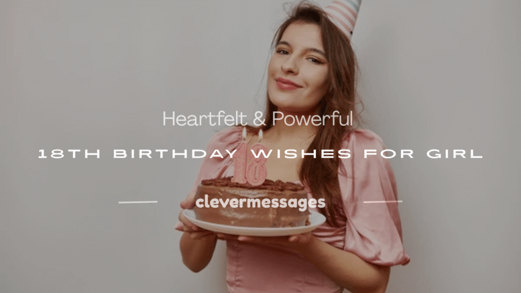 110+ Heartfelt & Powerful 18th Birthday Wishes for Girl